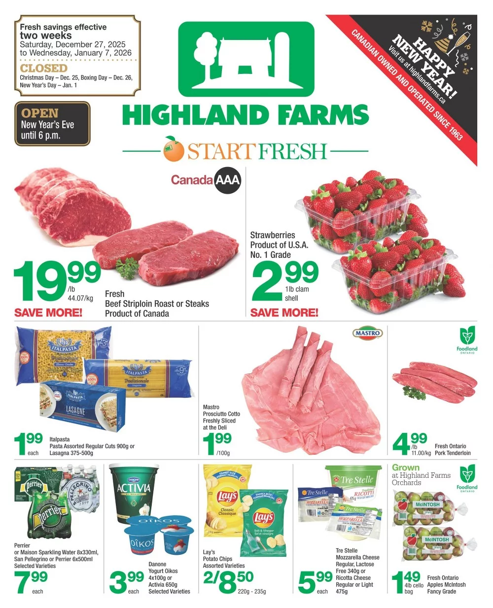 Highland Farms Flyer January 8 to January 14, 2026 | FlyerSeek