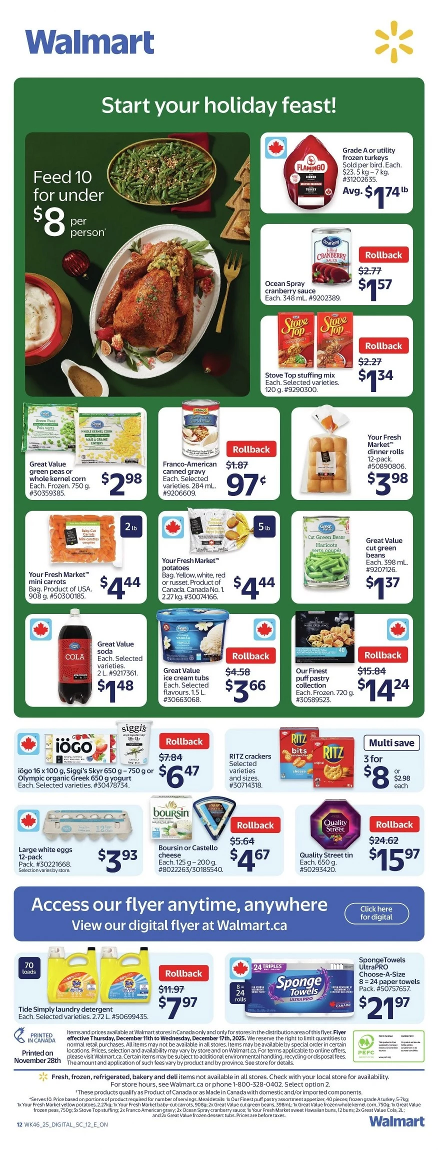 Walmart Flyer Canada December 18 to December 24, 2025 | FlyerSeek