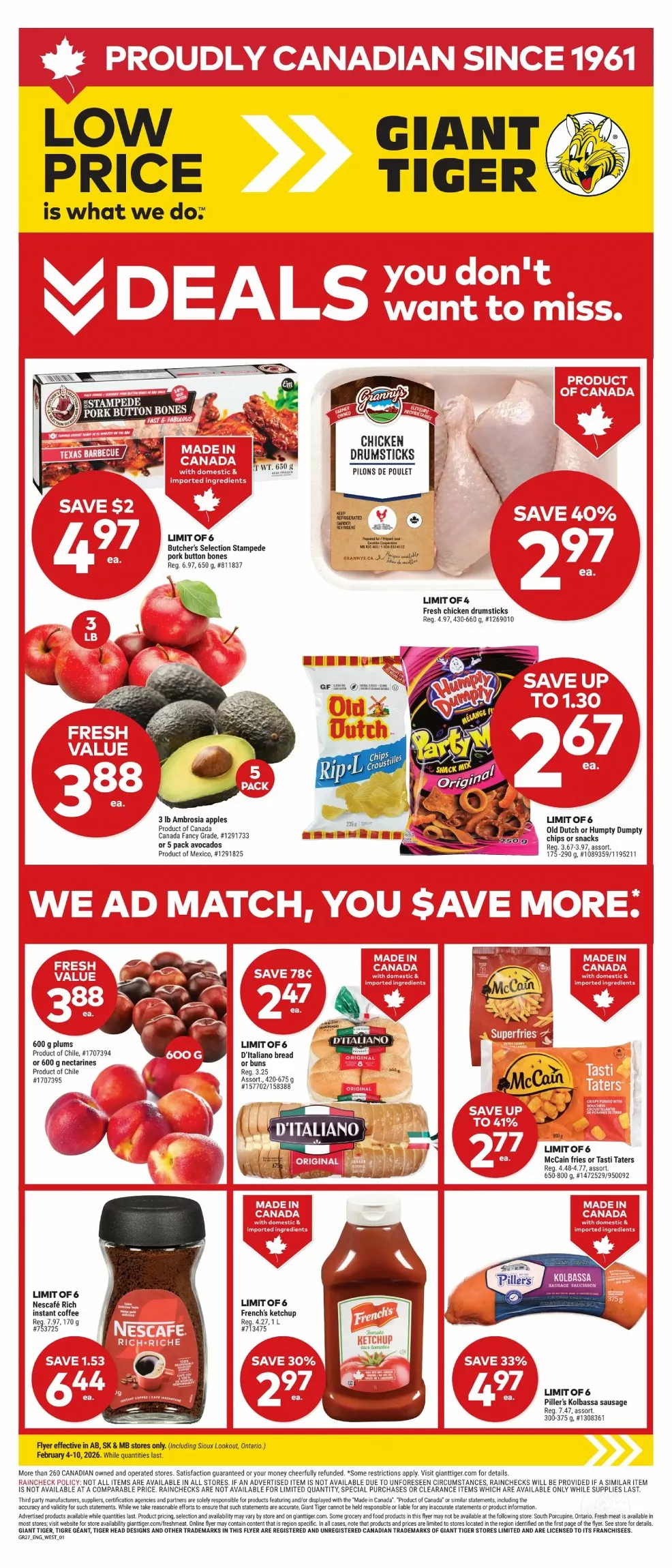 Giant Tiger Flyer (WEST) February 4 to February 10, 2026 | FlyerSeek